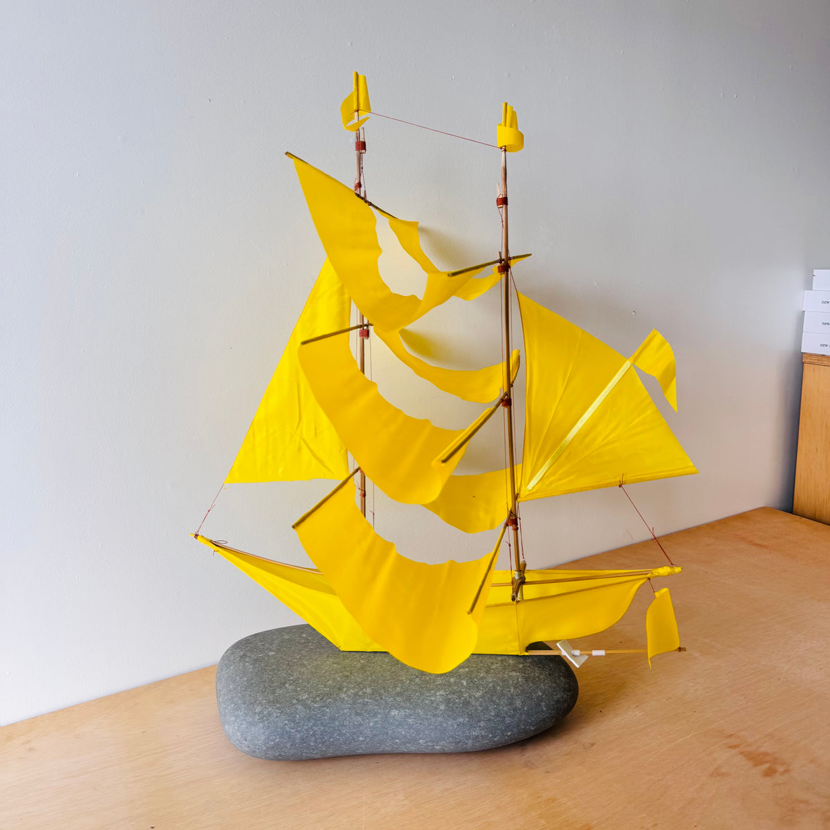 Sailing Ship Kite in Canary by Haptic Lab – Upstate MN