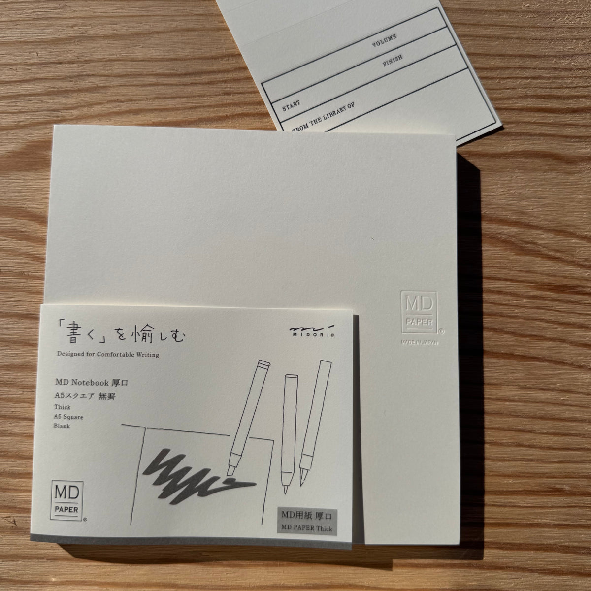 A5 Square Notebooks by MD Paper, Japan – Upstate MN