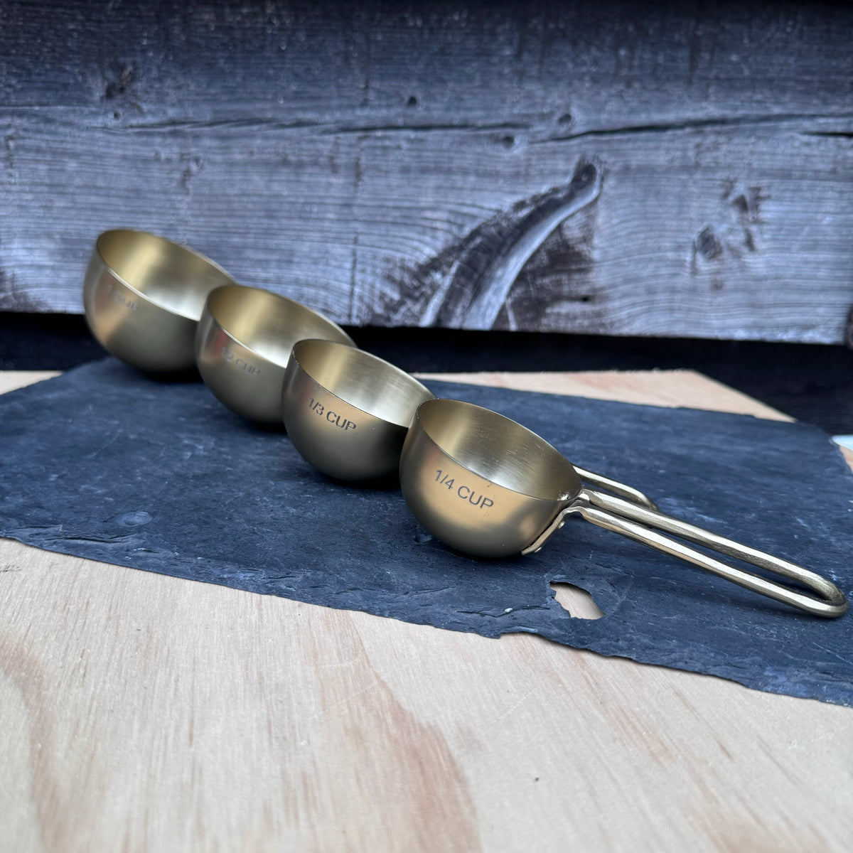 Brass Measuring Cups - Set of Four – Upstate MN