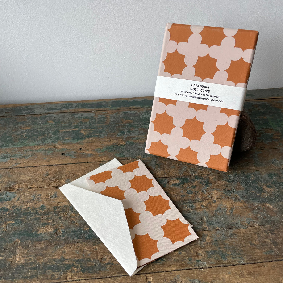 Hand Made Paper Stationery Set, in Tetu Brick By Hataguchi Collective ...