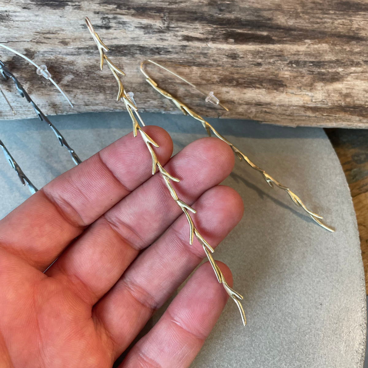 Long Vine Dangle Earrings by Blackwing Metals – Upstate MN