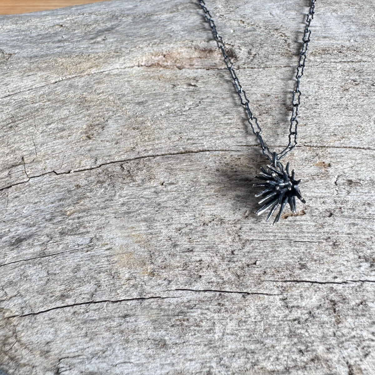 Single Thistle Necklace by Blackwing Metals – Upstate MN