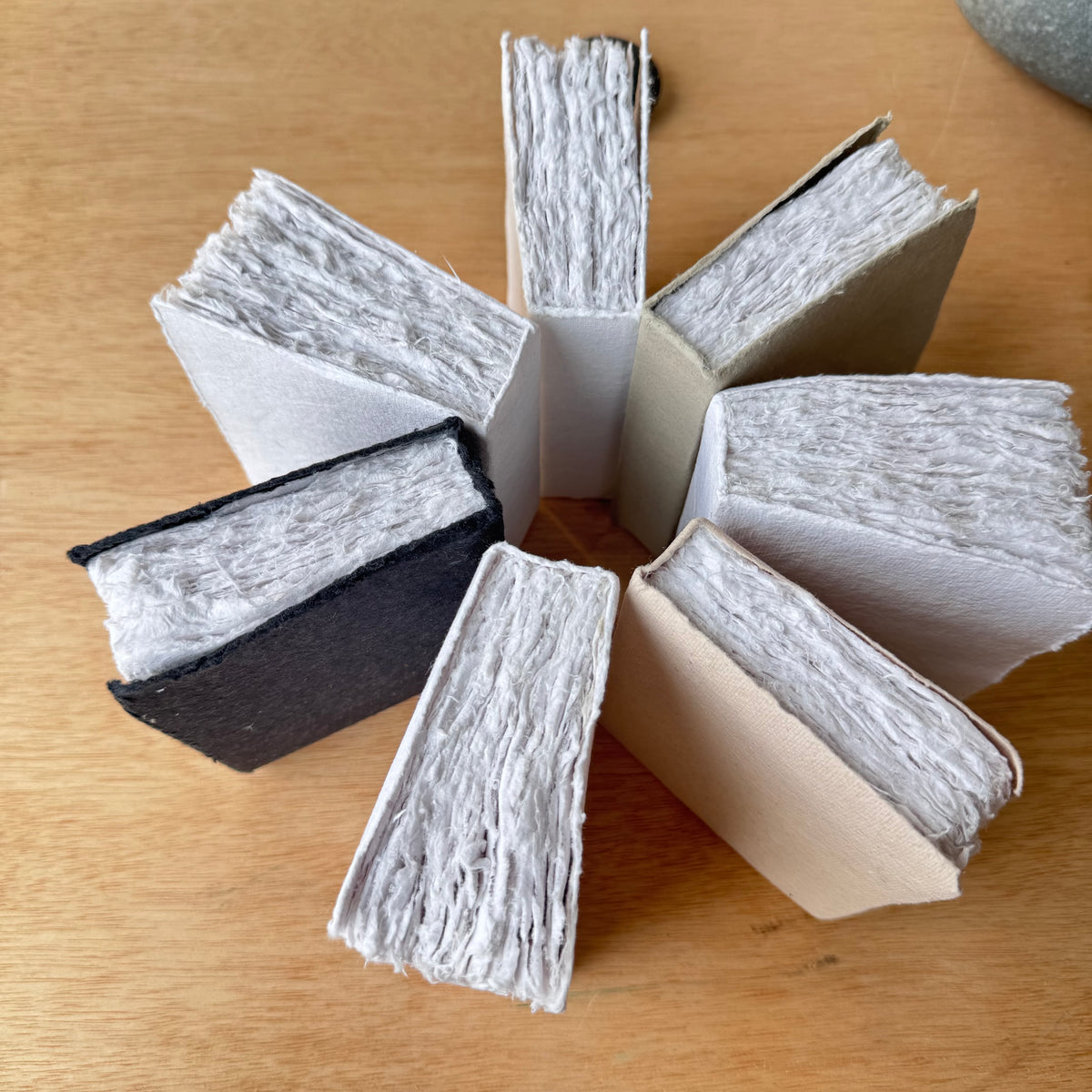 Small Hand Stitched and Bound Cotton Rag Paper Notebook by Lamali Pari ...