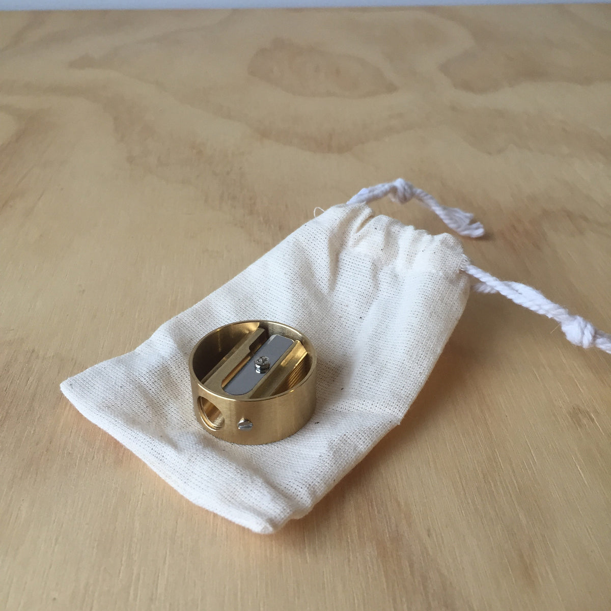 Outer Ring Brass Pencil Sharpener – Upstate MN