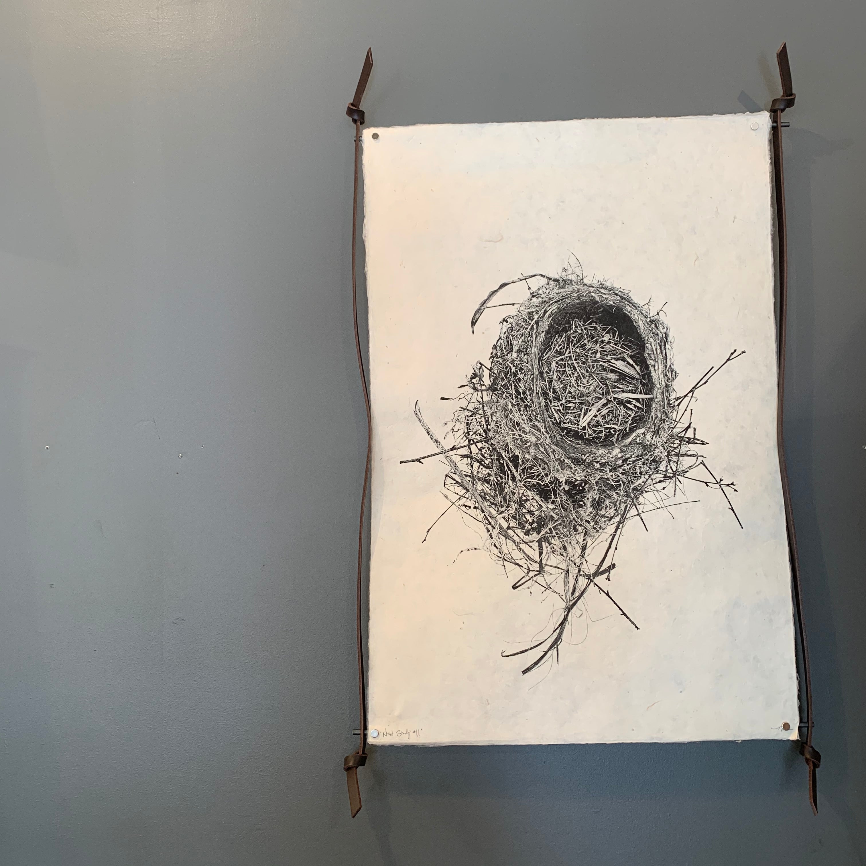 Leather and Steel Frame for Barloga Prints – Upstate MN